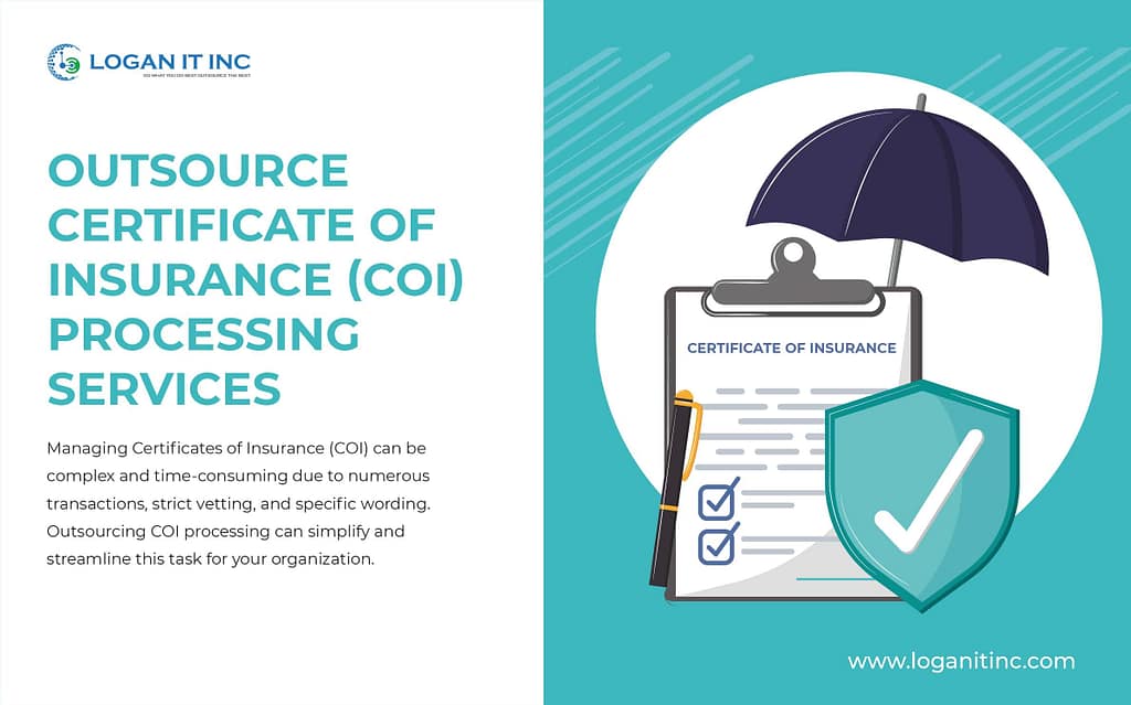 Outsource Certificate of Insurance (COI) Processing services